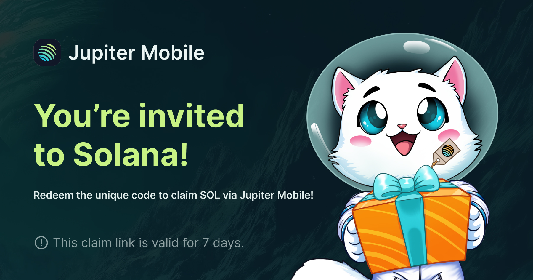 Your friend invited you to Solana! | Jupiter